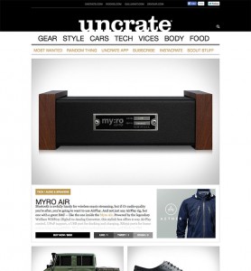 Myro:Air Featured on uncrate - Myro Control | Myro Control